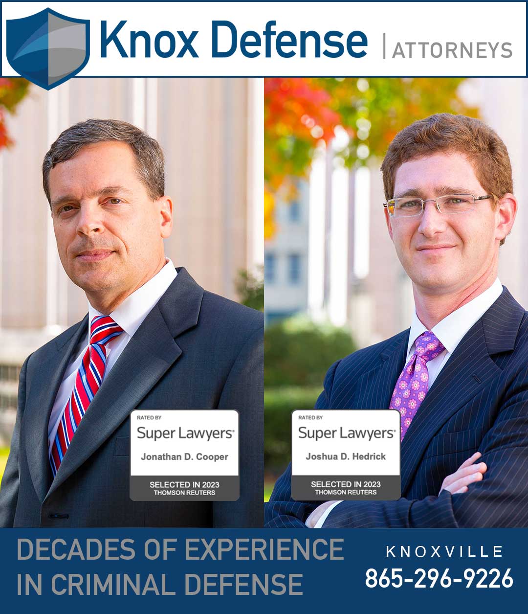 Knox Defense Attorneys Selected to Mid-South Super Lawyers 2023 | Knox ...